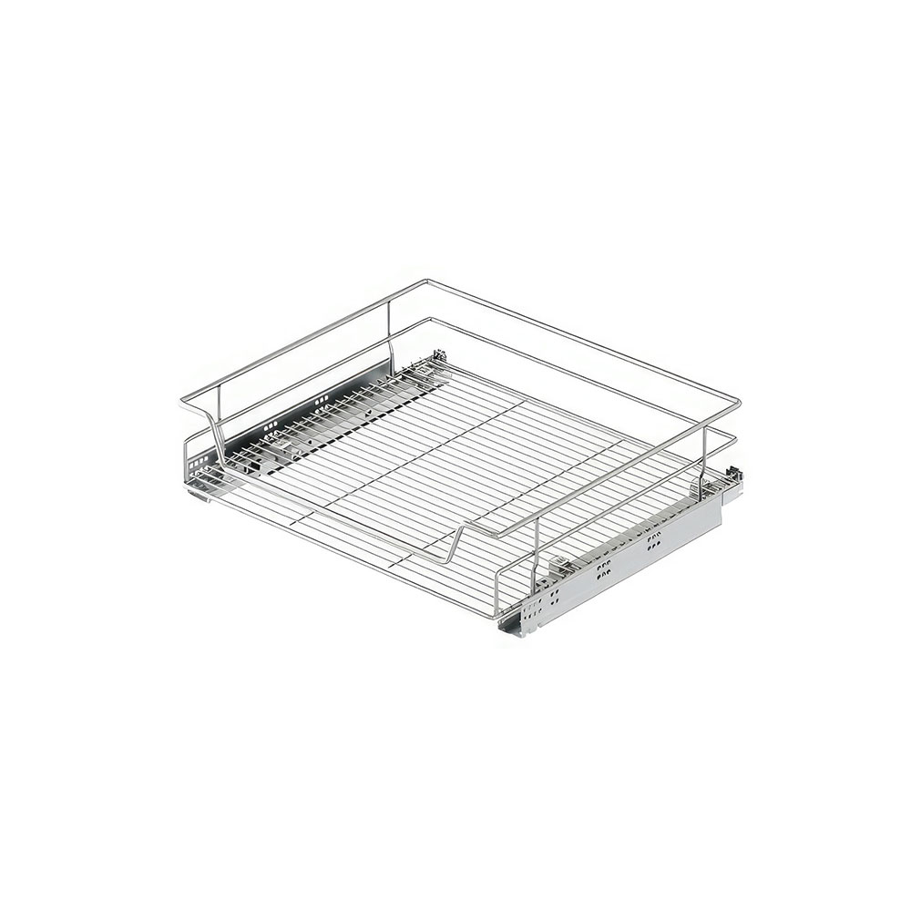 Starax S-2332-C Bağımsız Çift Açılım Gizli Raylı Çekmece Krom 40 cm.